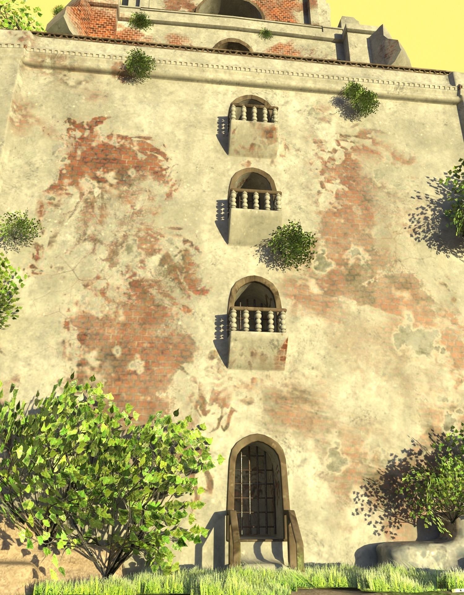 SINKING BELL TOWER 3D model | CGTrader