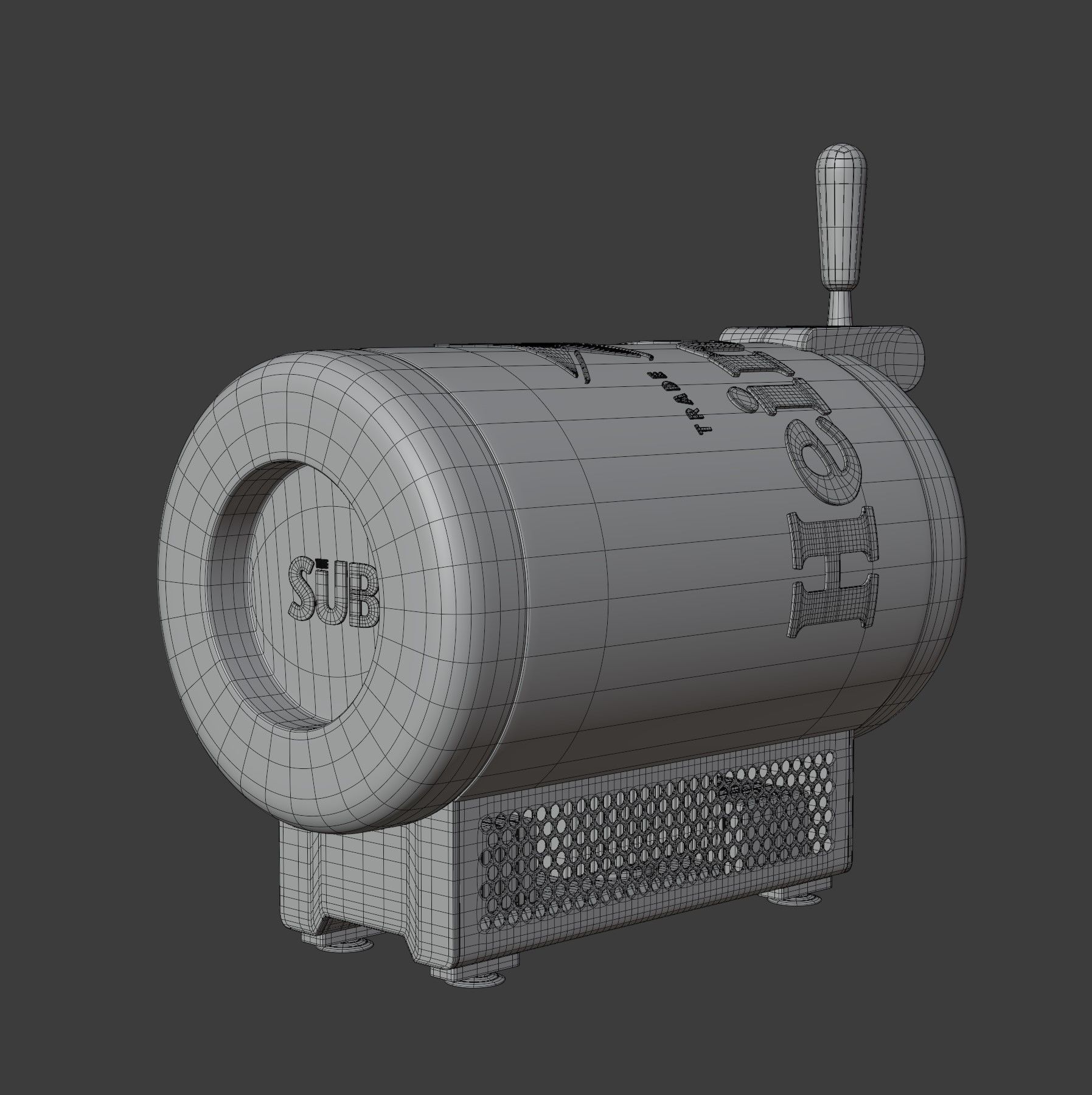 The Sub Draught Beer Machine 3D model | CGTrader
