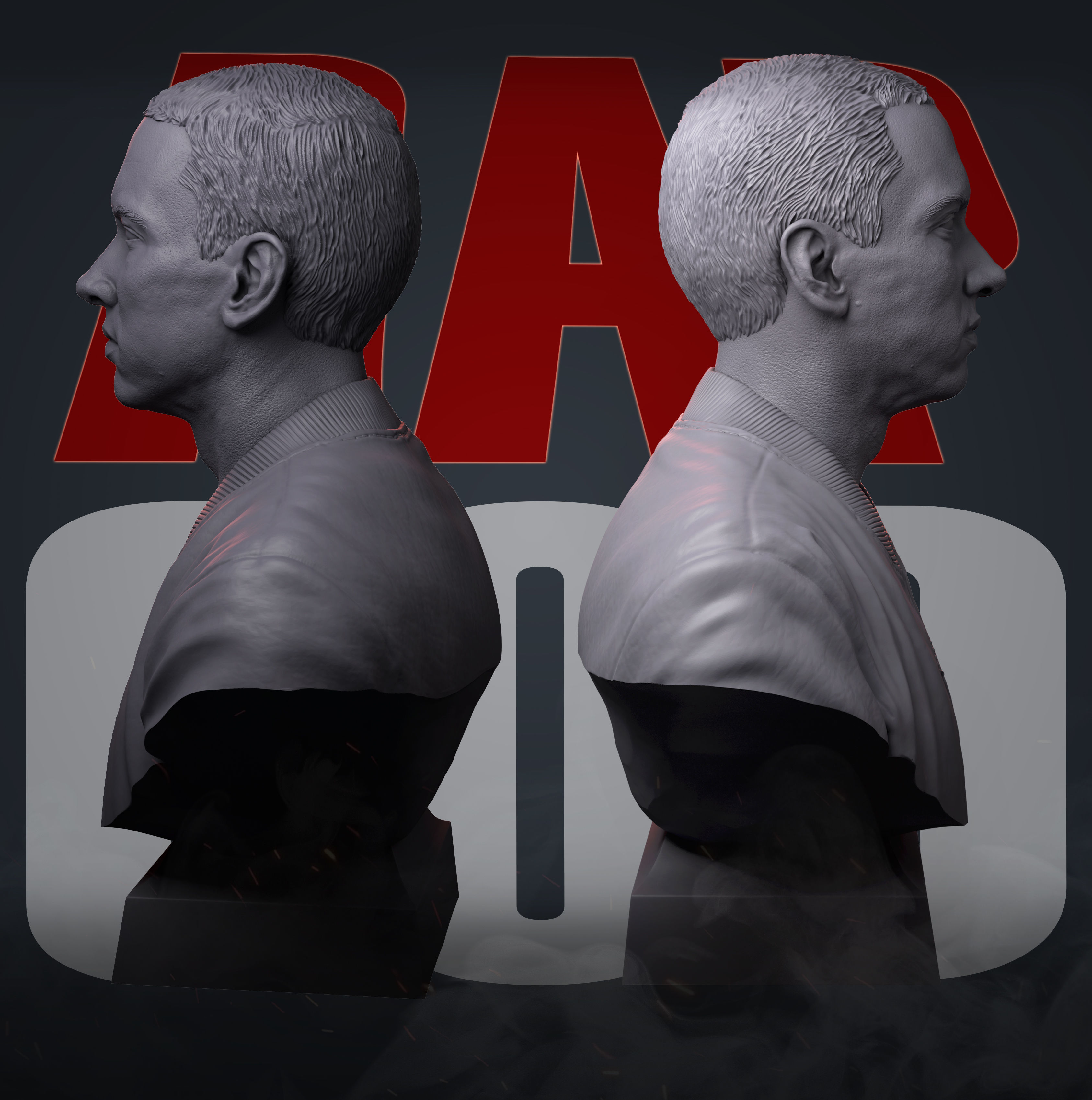 Eminem 3D model 3D printable | CGTrader