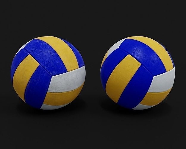 Volleyball with textures 3D model | CGTrader