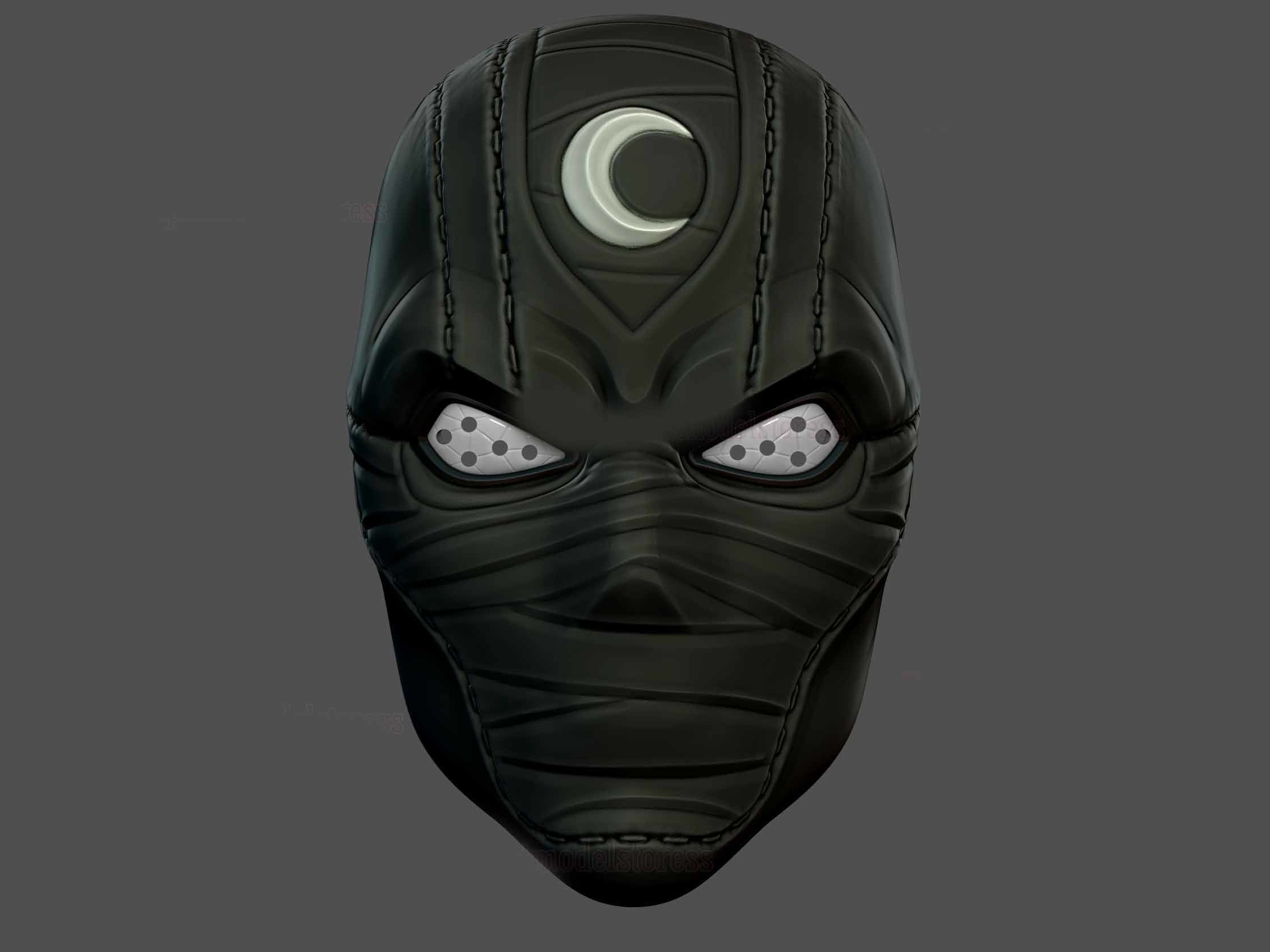 Moon Knight Mask - Marvel Comics Cosplay Helmet 3D model 3D printable ...