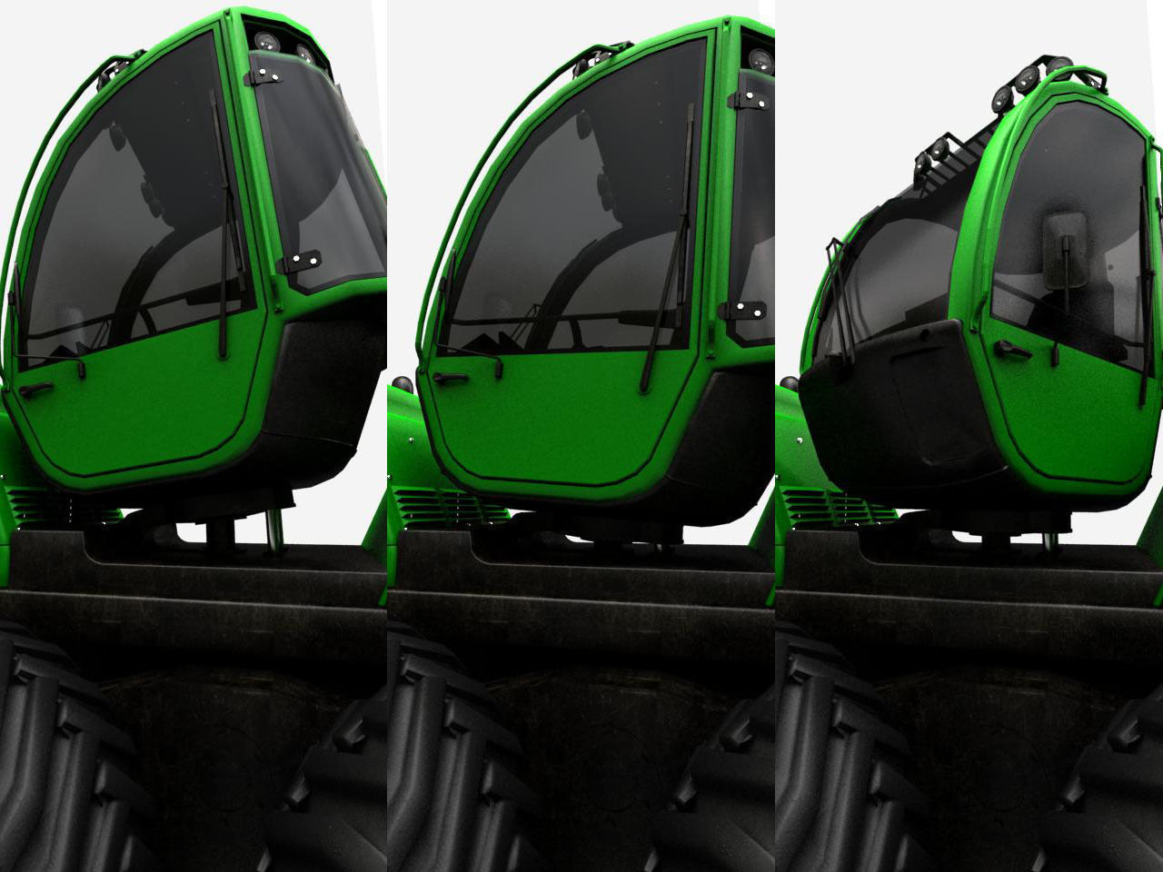 3D model Forwarder John Deere VR / AR / low-poly | CGTrader