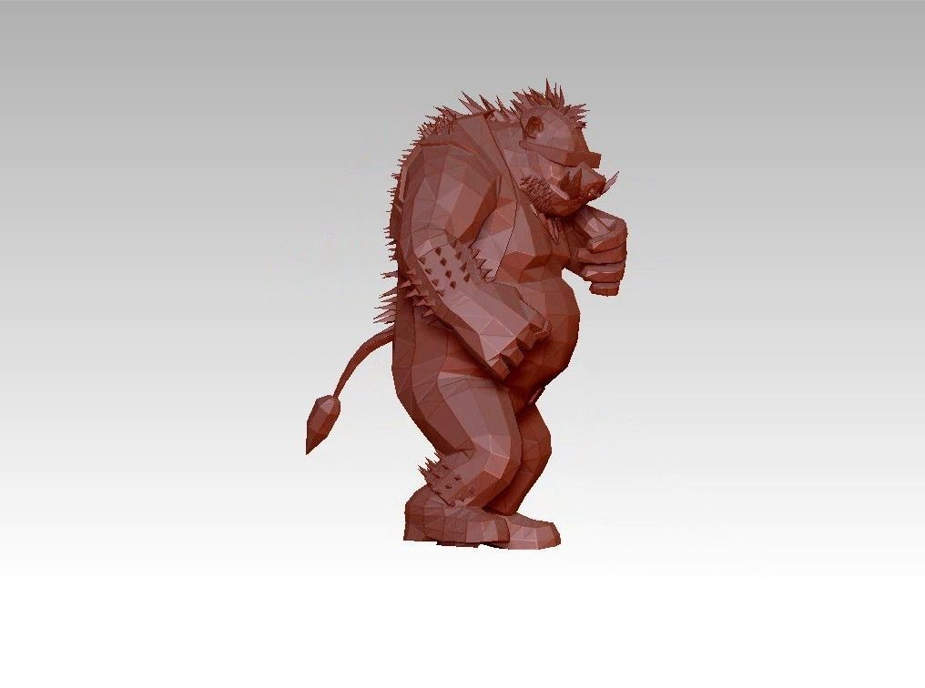 3D model Orge Monster low poly troll VR / AR / low-poly | CGTrader