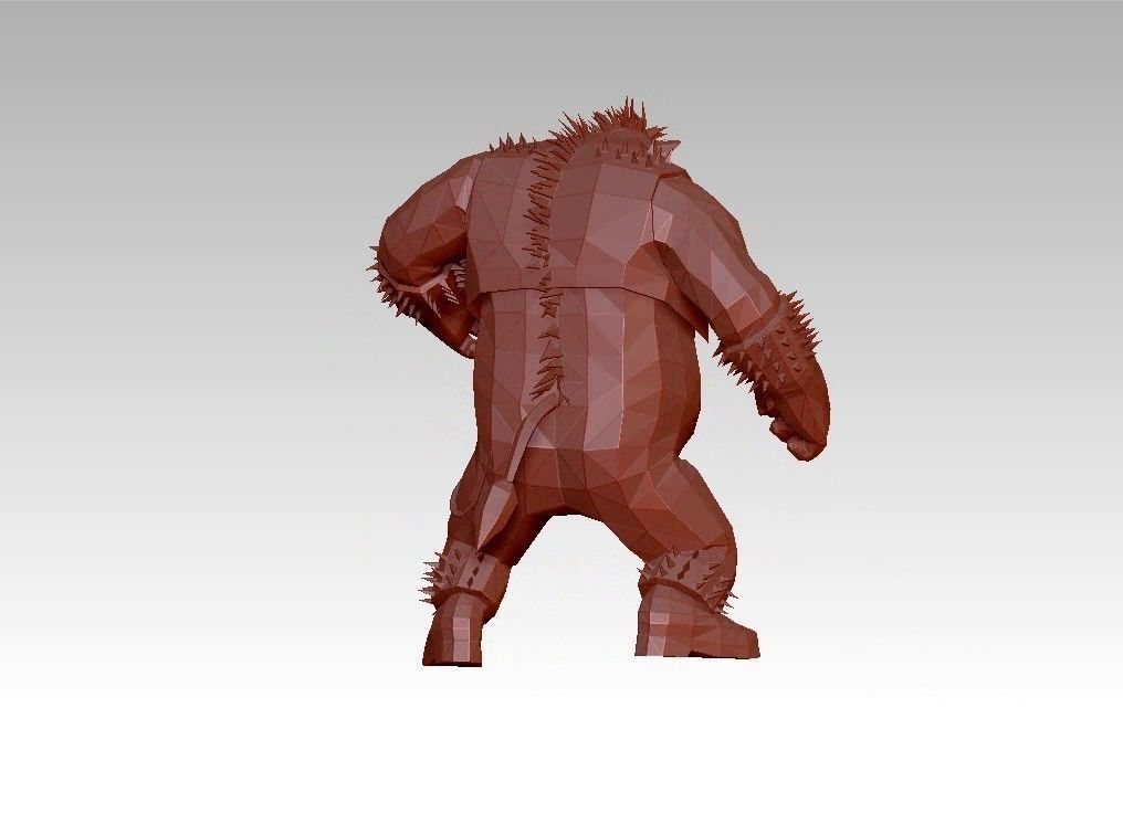 3D model Orge Monster low poly troll VR / AR / low-poly | CGTrader