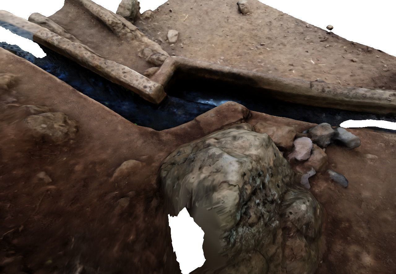 Water dike 3D model | CGTrader