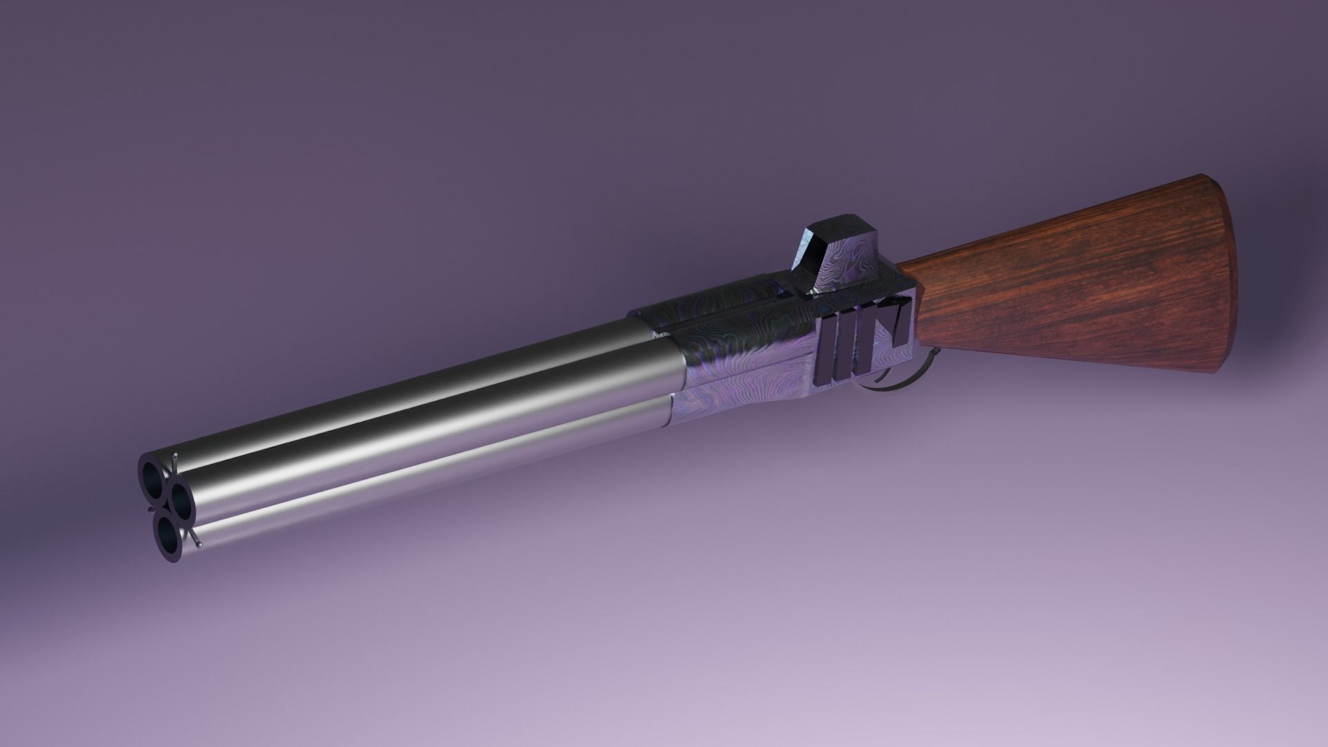 3D model Sci-Fi animated Shotgun VR / AR / low-poly | CGTrader