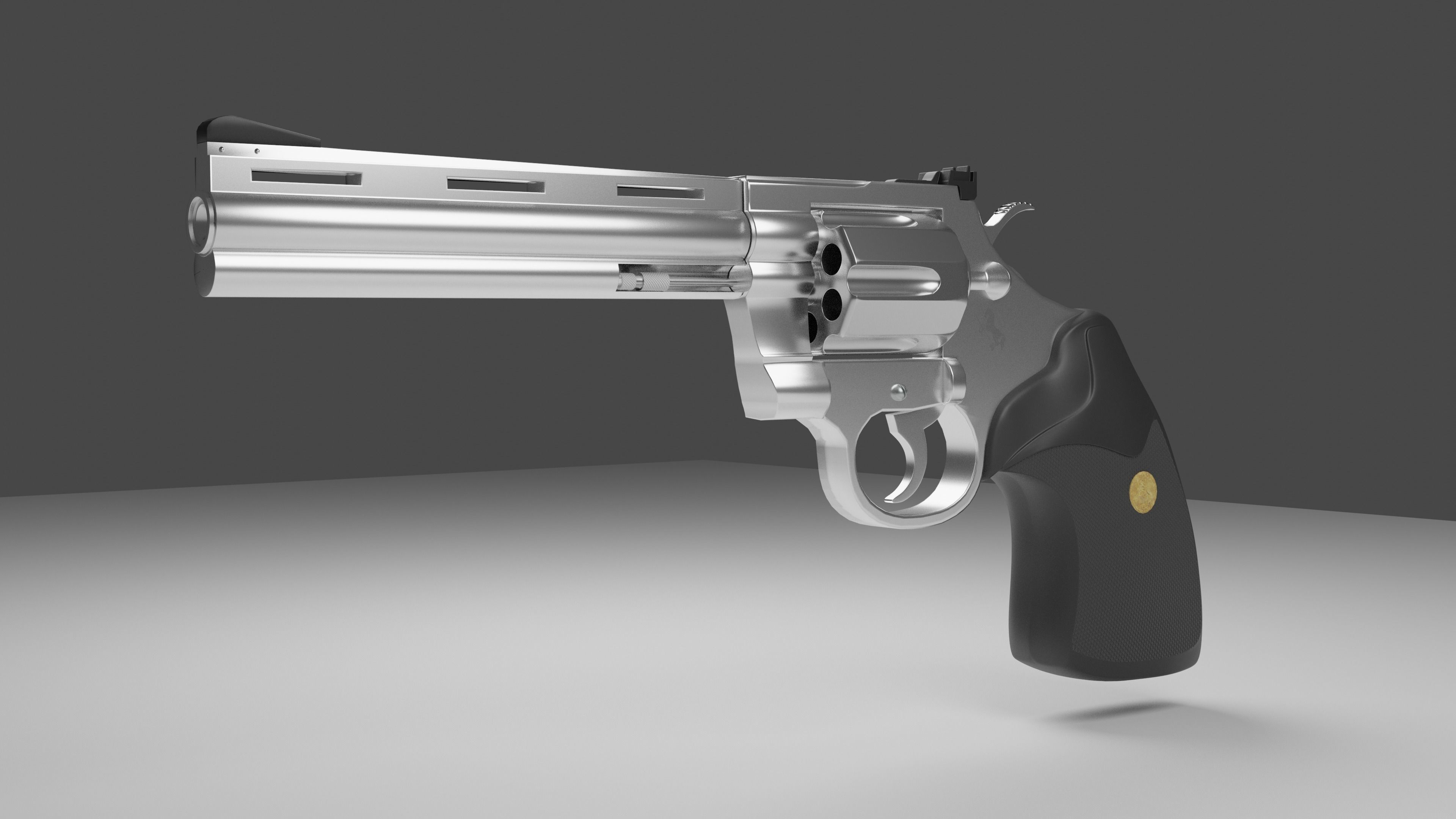 Revolver Colt Python 357 3D model | CGTrader