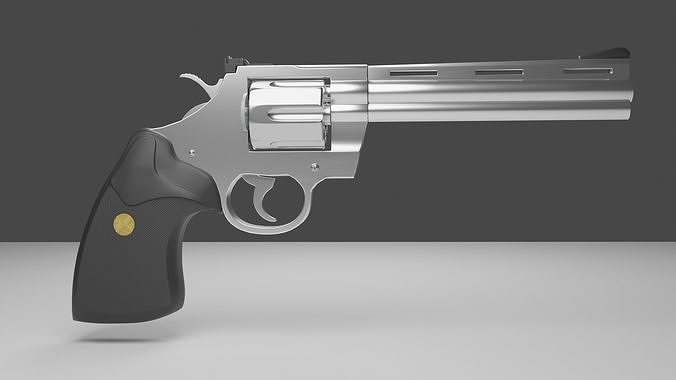 Revolver Colt Python 357 3D model | CGTrader