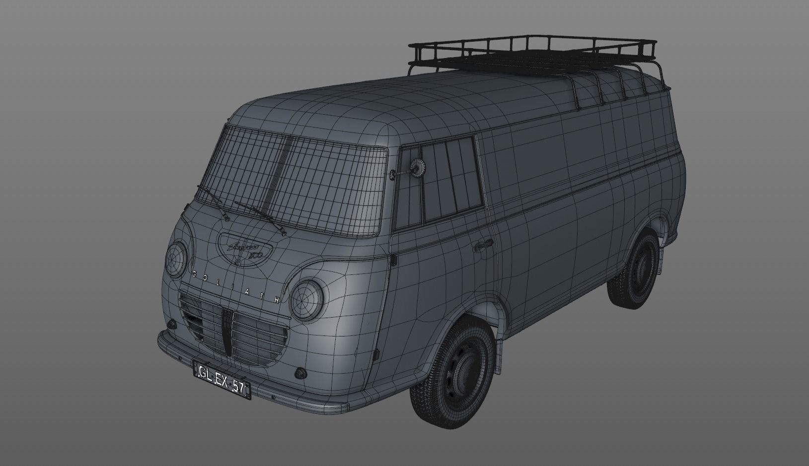 GOLIATH EXPRESS 1100 1957 3D Model Collection | CGTrader