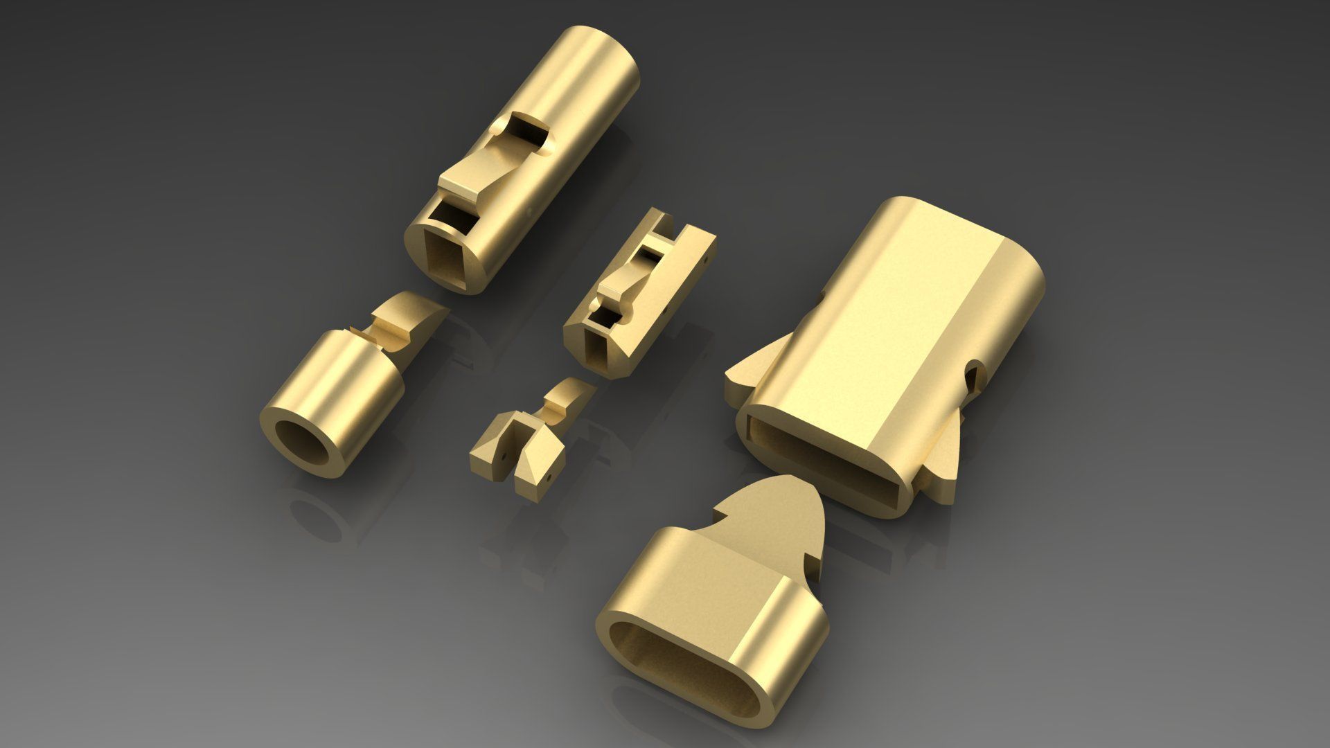 Jewelry Locks 3D model 3D printable | CGTrader