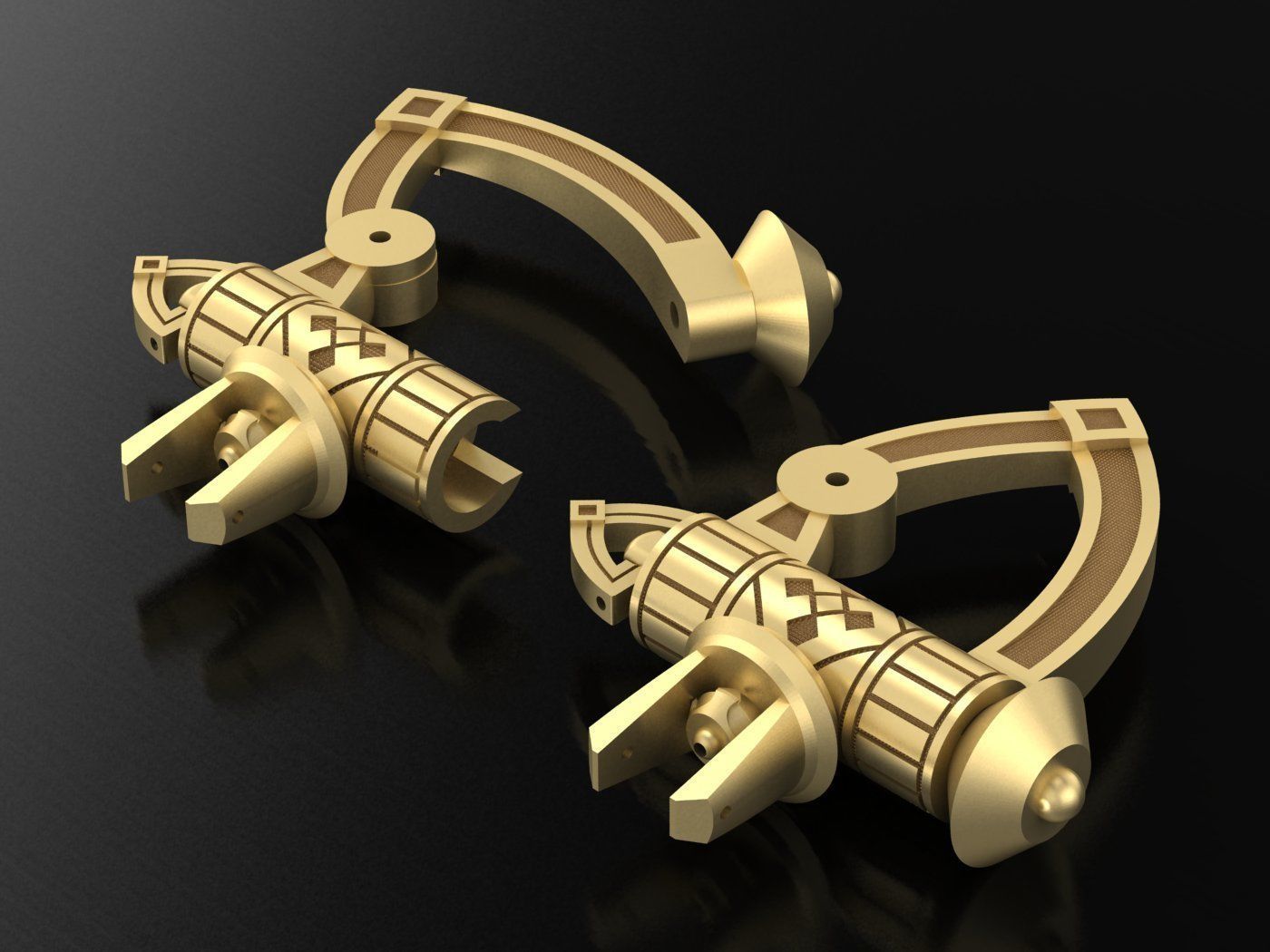 Jewelry Locks 3D model 3D printable | CGTrader