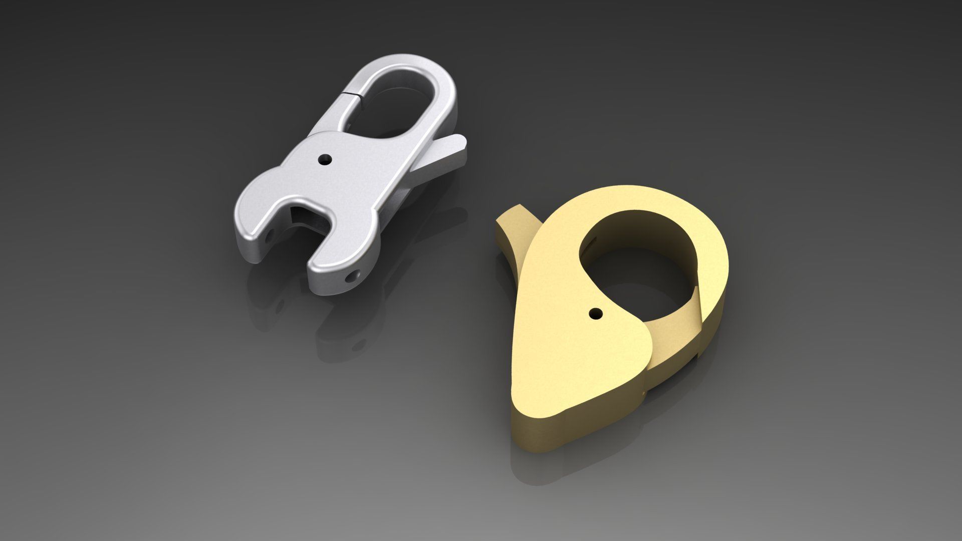 Jewelry Locks 3D model 3D printable | CGTrader