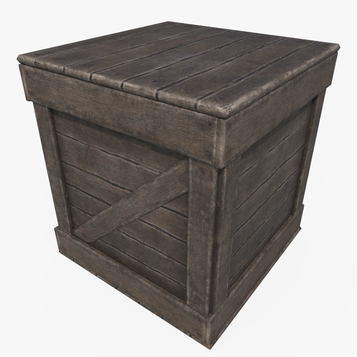 3D model Medieval Box VR / AR / low-poly | CGTrader