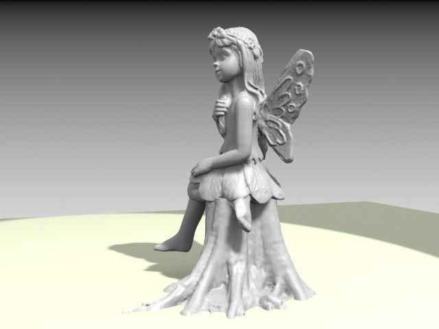 Little Fairy 3D model 3D printable | CGTrader