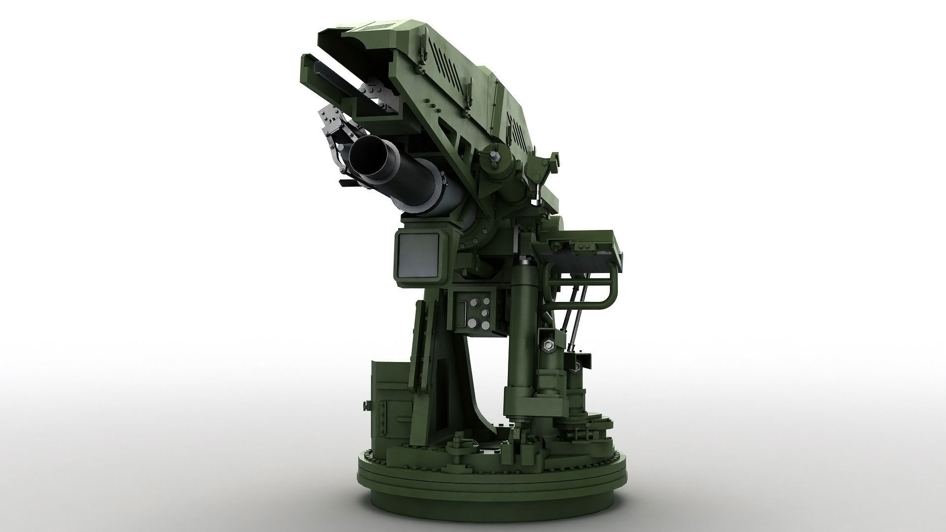 3D model Modern Mortar System VR / AR / low-poly | CGTrader