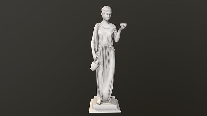 3D model Statue Sculpture of Ancient Greece VR / AR / low-poly | CGTrader