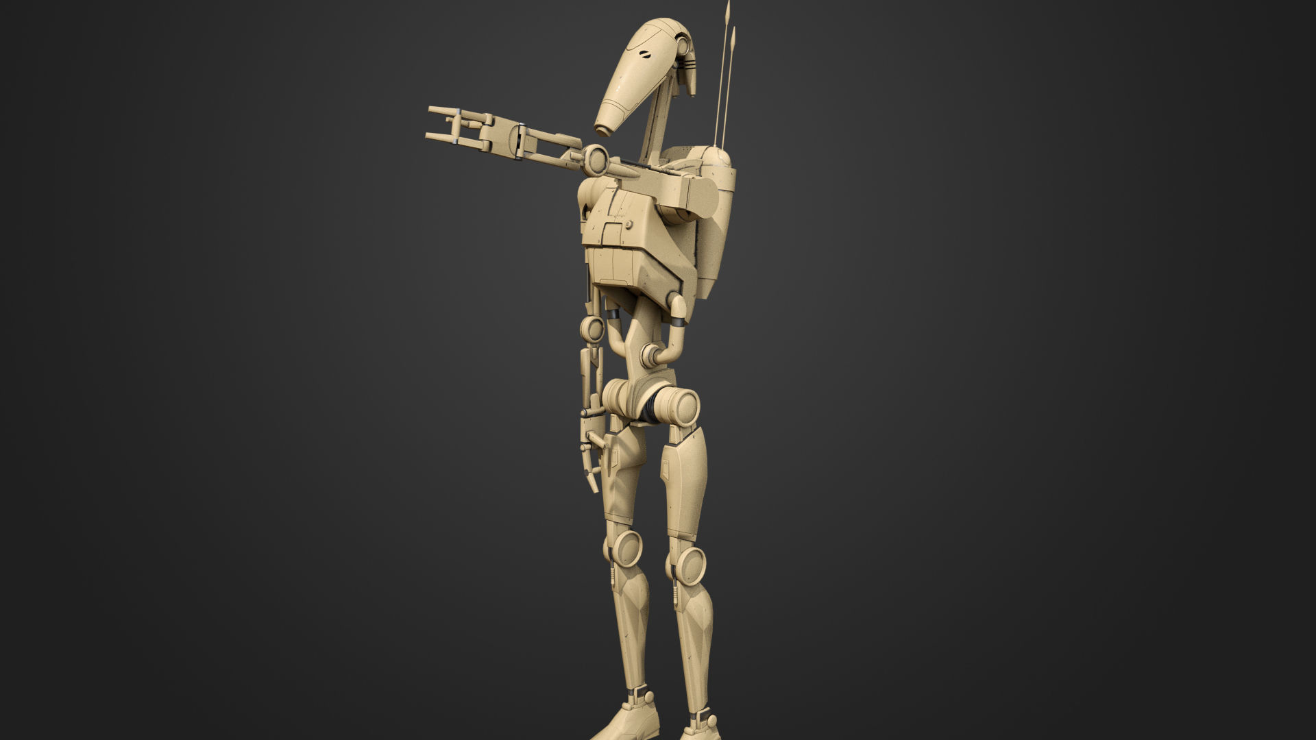 Battle Droid 3D model | CGTrader