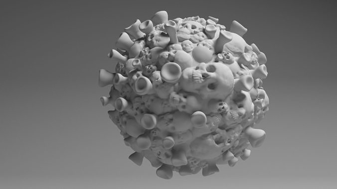 covid 19 3d model 3D model 3D printable | CGTrader