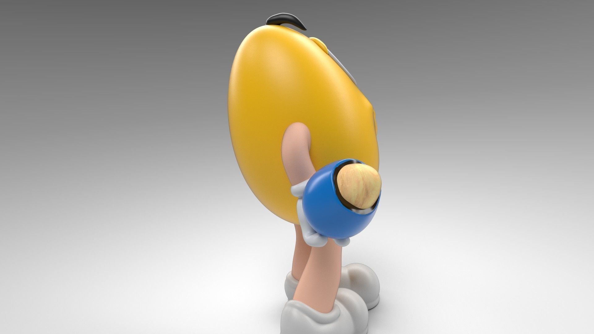 3D model MandM s Character VR / AR / low-poly | CGTrader