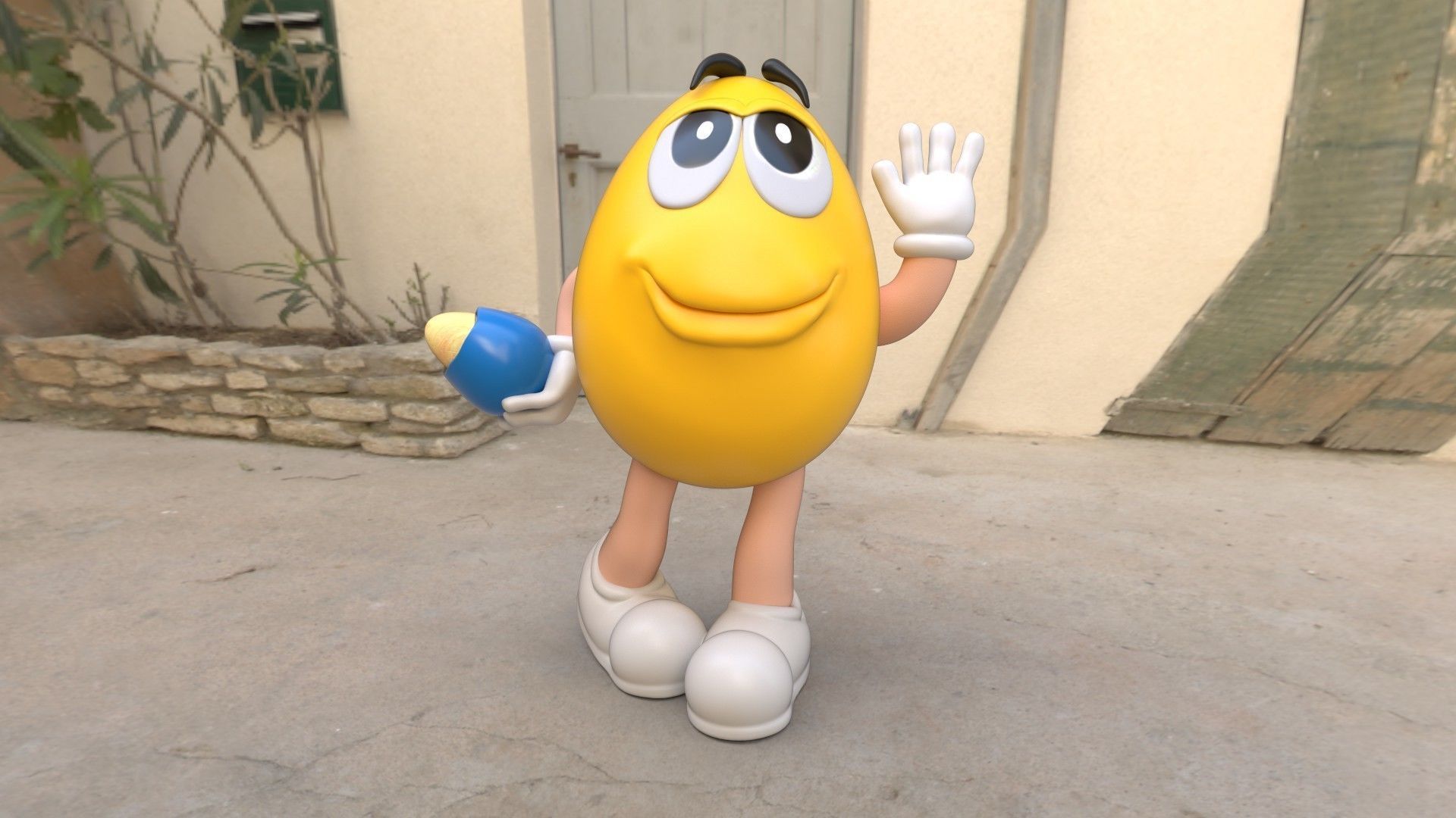 3D model MandM s Character VR / AR / low-poly | CGTrader