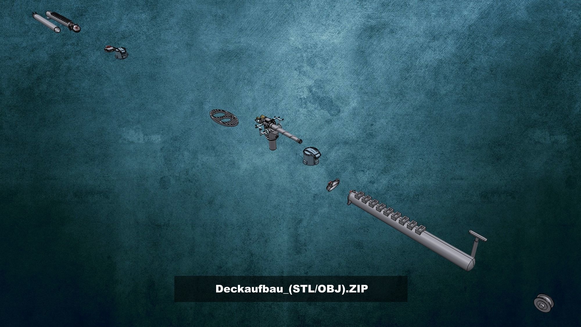 U-Boot TYP VII D 3D model 3D printable | CGTrader