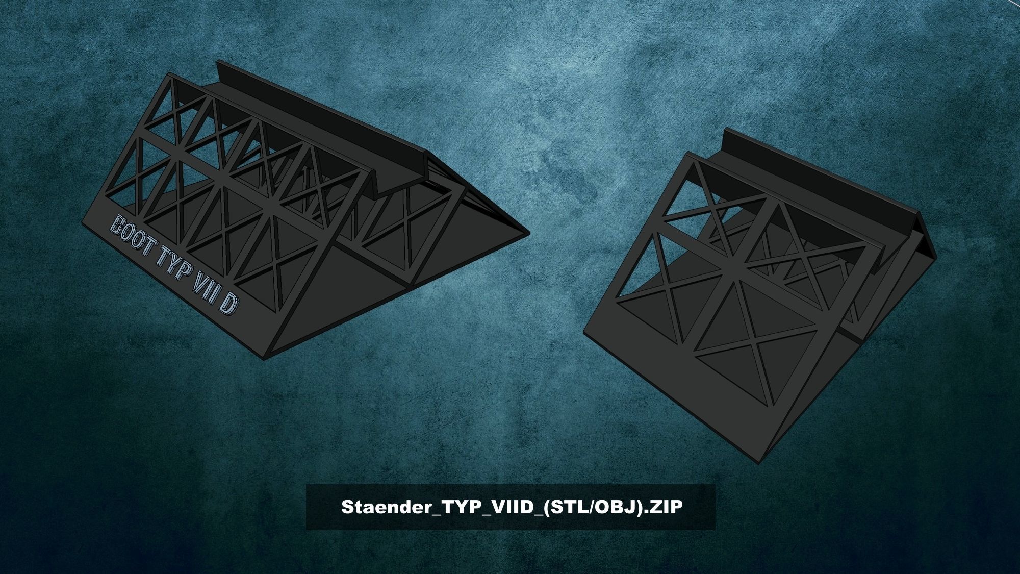 U-Boot TYP VII D 3D model 3D printable | CGTrader