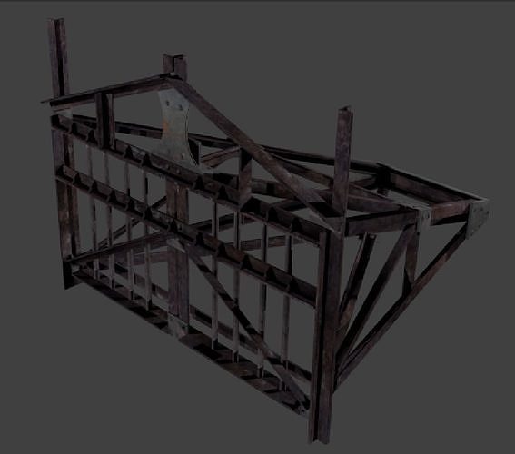3D model Belgian Gate VR / AR / low-poly | CGTrader