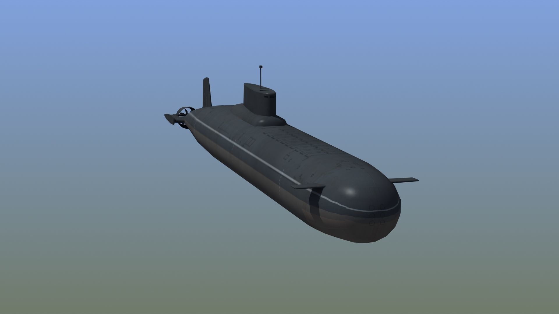 3D model Typhoon Submarine VR / AR / low-poly | CGTrader