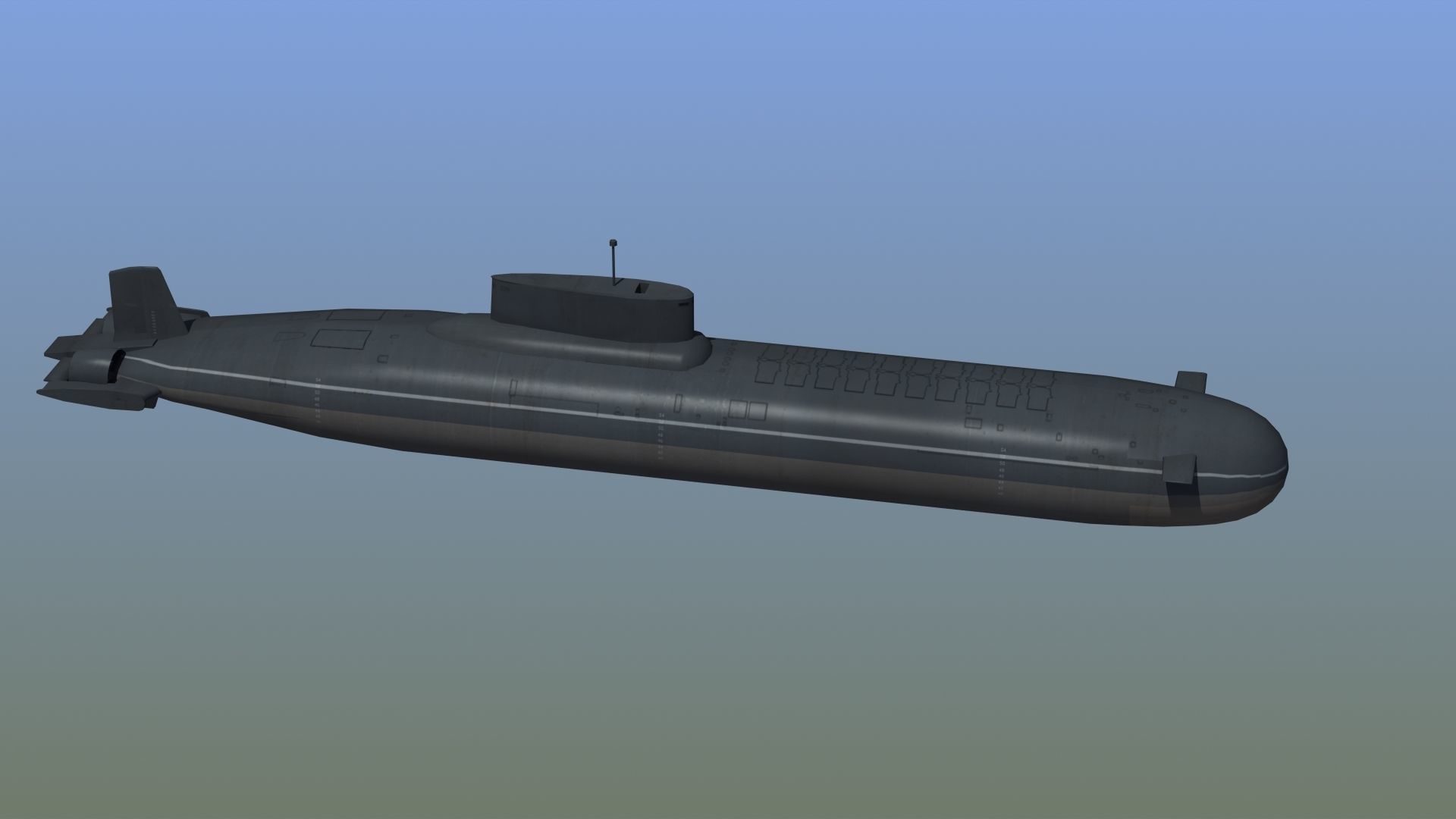 3D model Typhoon Submarine VR / AR / low-poly | CGTrader