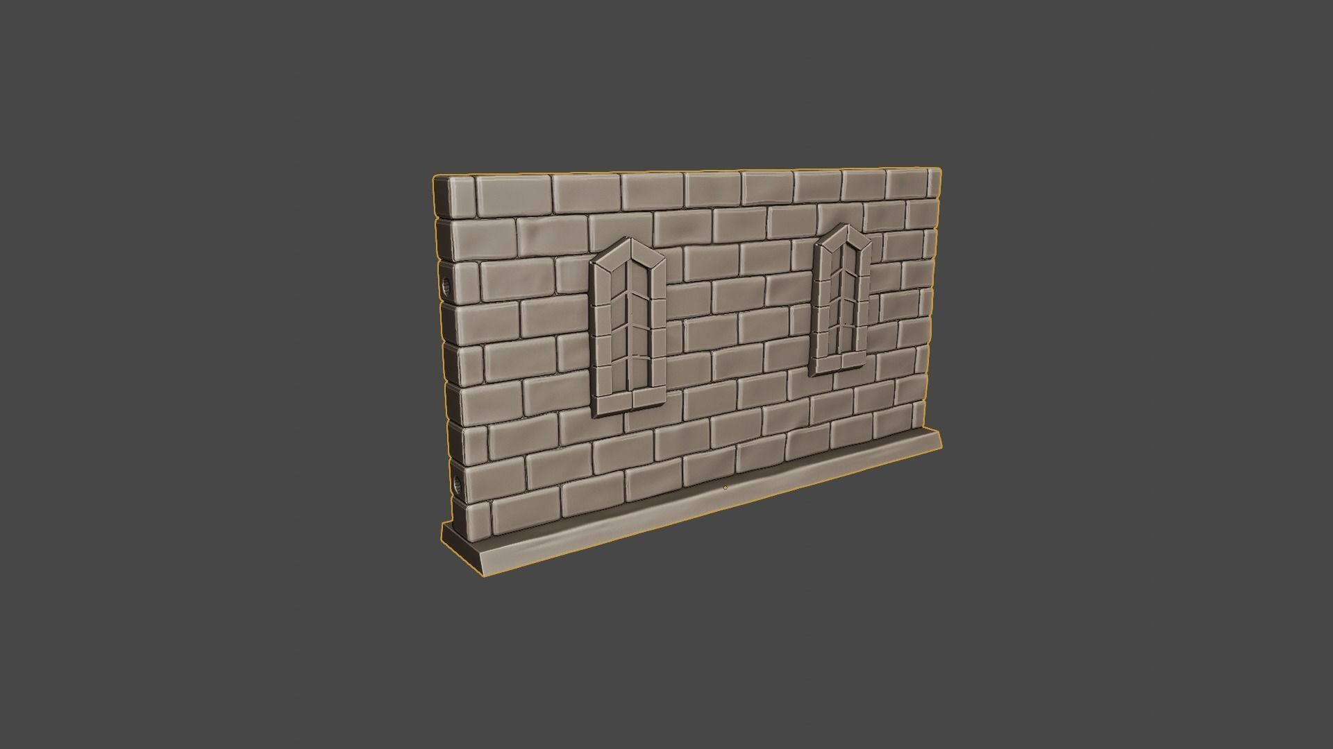 Modular Castlewall Collection for Tabletop Gaming 3D model 3D printable ...