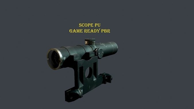 3D model Low-poly Game ready Scope PU 91 30 VR / AR / low-poly | CGTrader