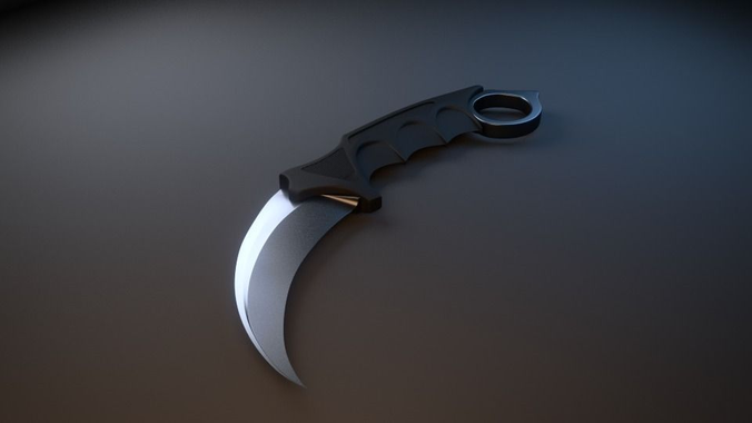 Karambit 3D Model OBJ 3DS FBX STL BLEND MTL | CGTrader.com