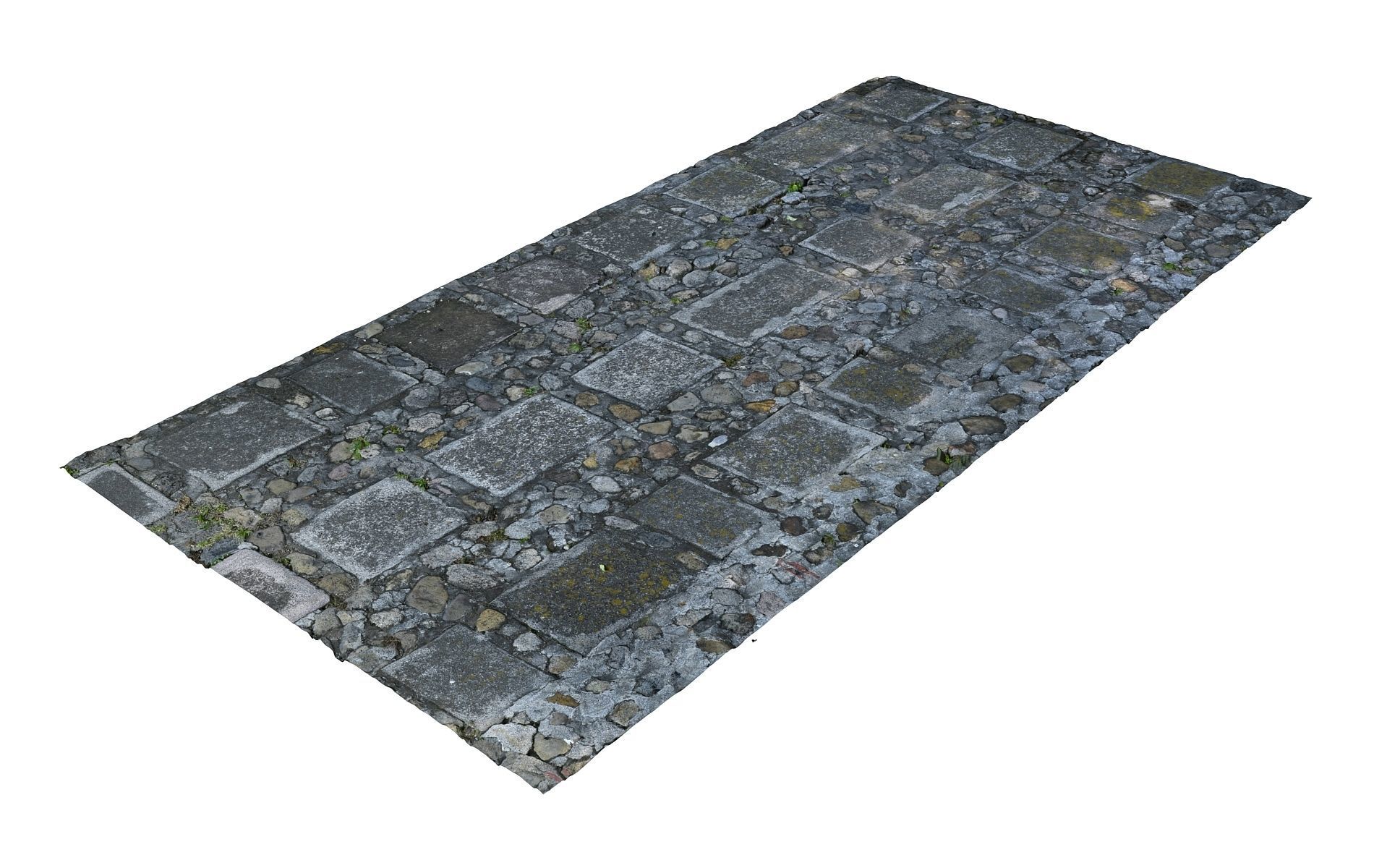 3D model Mexico City Sidewalk Pack VR / AR / low-poly | CGTrader