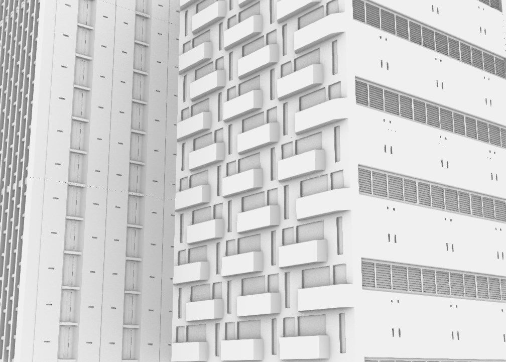 Modular Buildings Pack I - Modern-Cyberpunk 3D model 3D printable ...