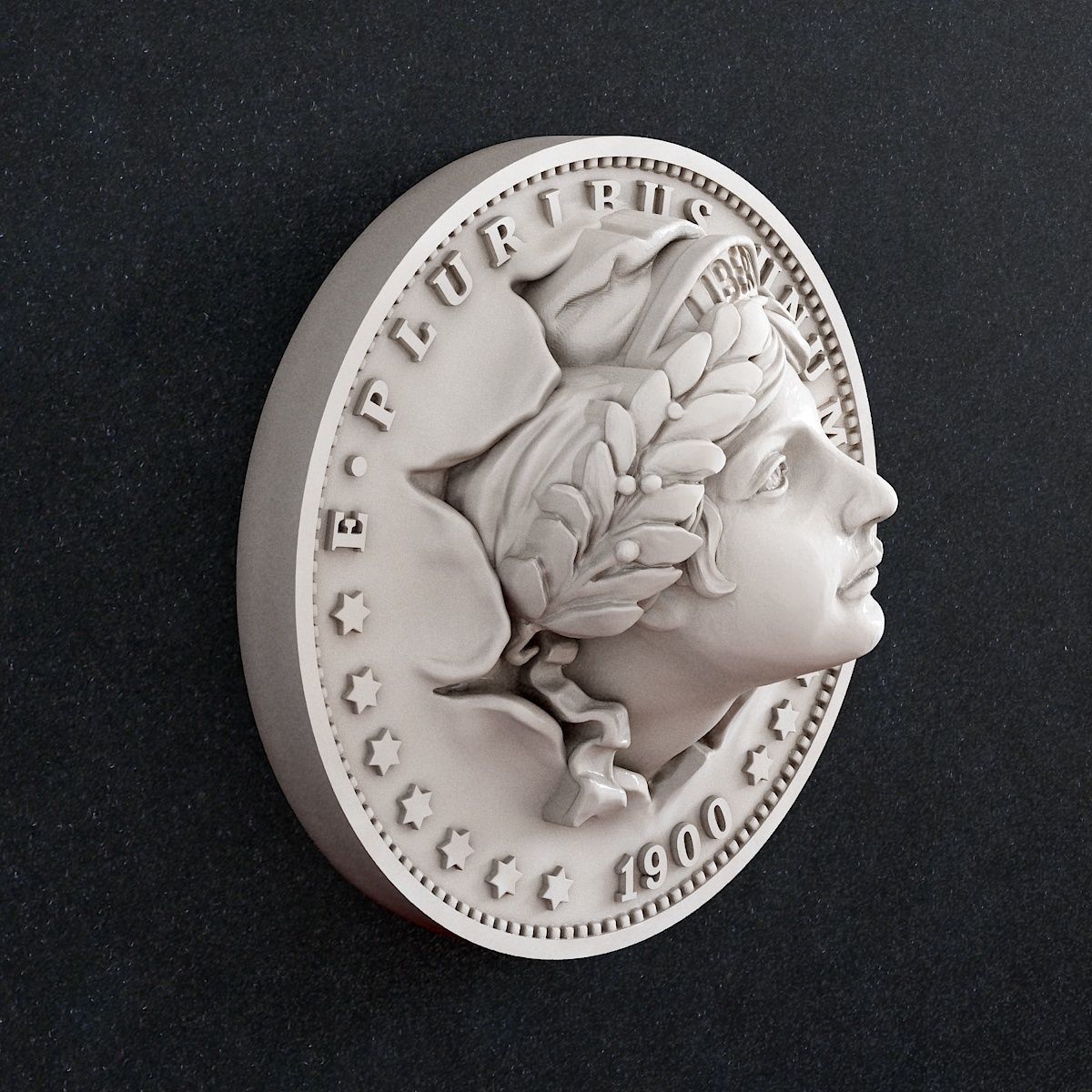 coin money 3D model 3D printable | CGTrader
