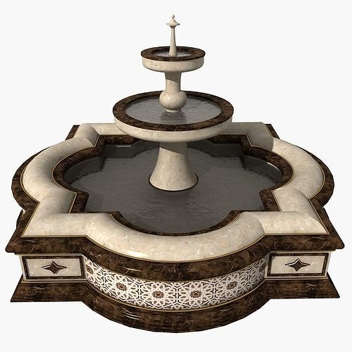 Fountain 08 3D model | CGTrader