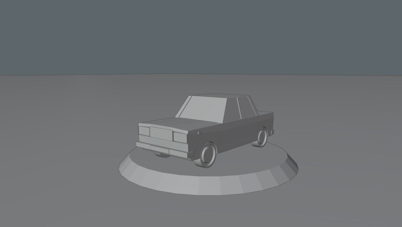 Low Poly VAZ2107 free VR / AR / low-poly 3D model | CGTrader