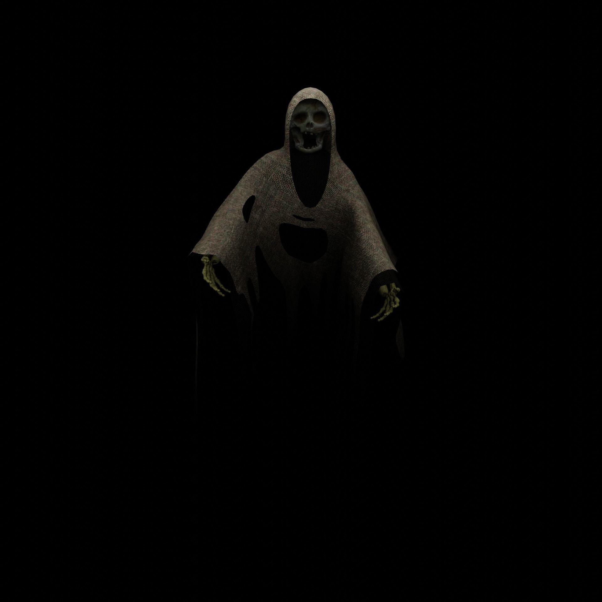 Halloween ghost 3D model | CGTrader