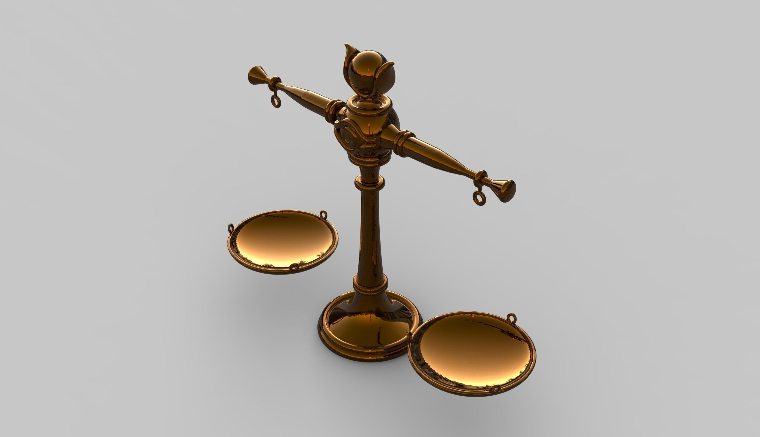 Yu Gi Oh Millennium Scale 3D Print Model 3D model 3D printable | CGTrader