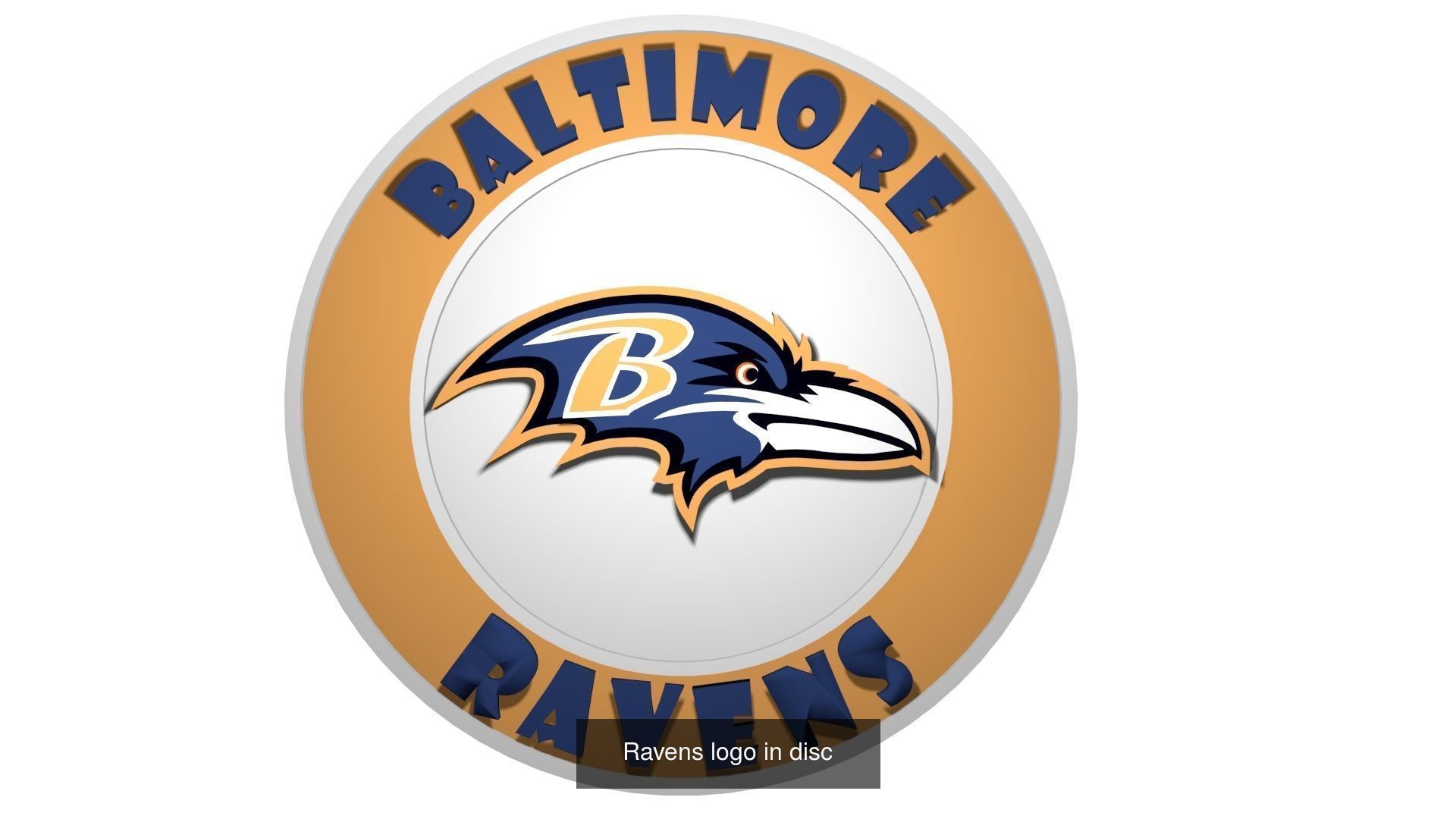 Ravens logos 3D Model Collection | CGTrader