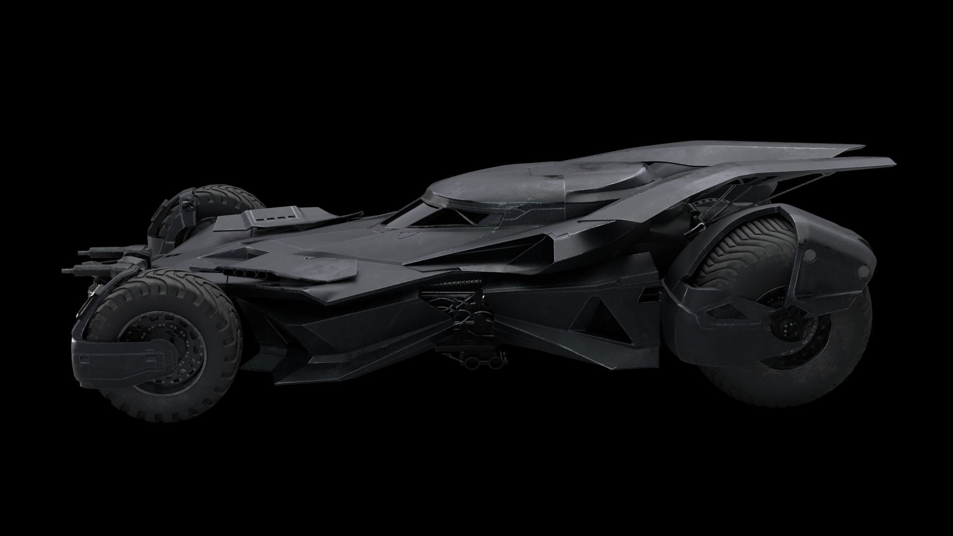 3D model Batmobile Batman vs Superman VR / AR / low-poly | CGTrader