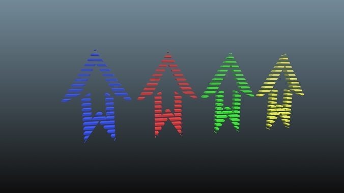 3D model Low poly arrow 59 VR / AR / low-poly | CGTrader