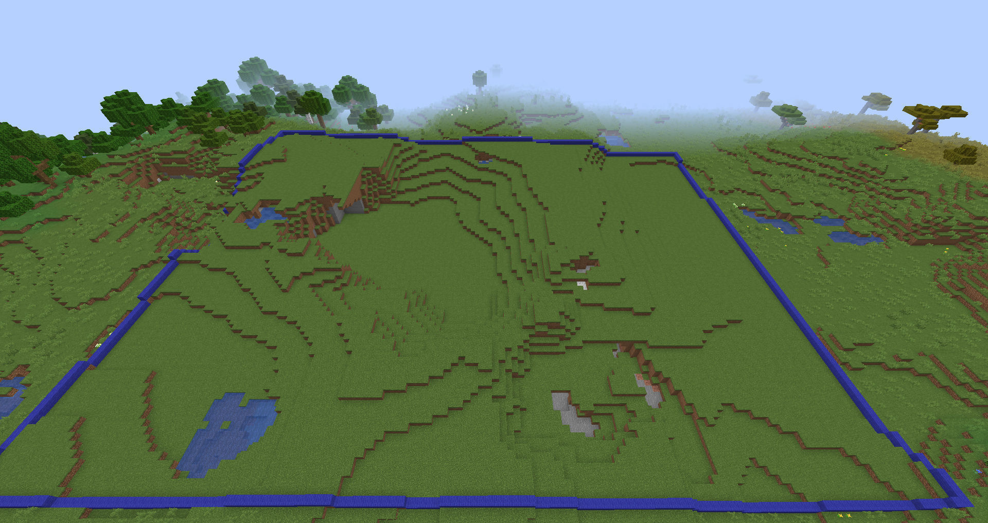 Minecraft terrain free 3D model | CGTrader