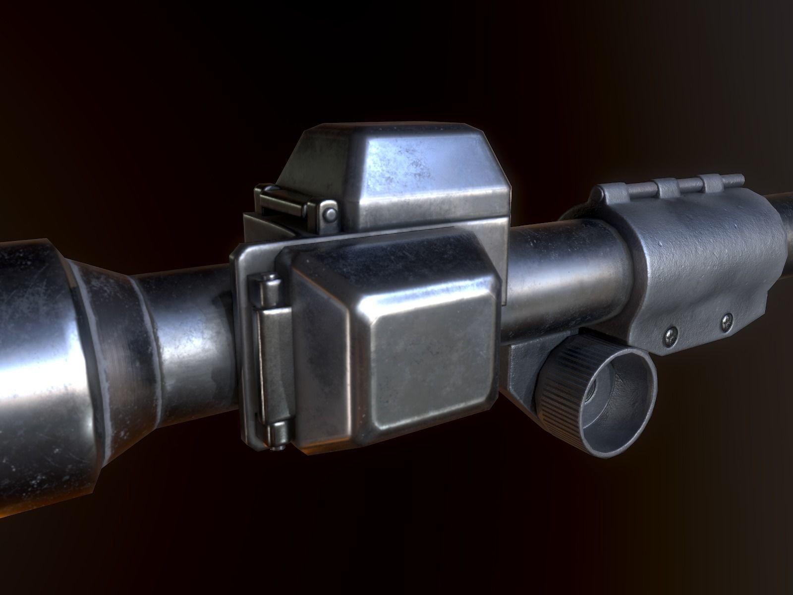 3D model M84 Rifle WW2 Scope USA PBR VR / AR / low-poly | CGTrader