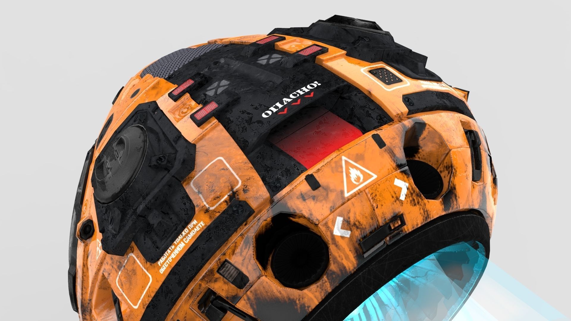 Sci-Fi hover unit free 3D model | CGTrader