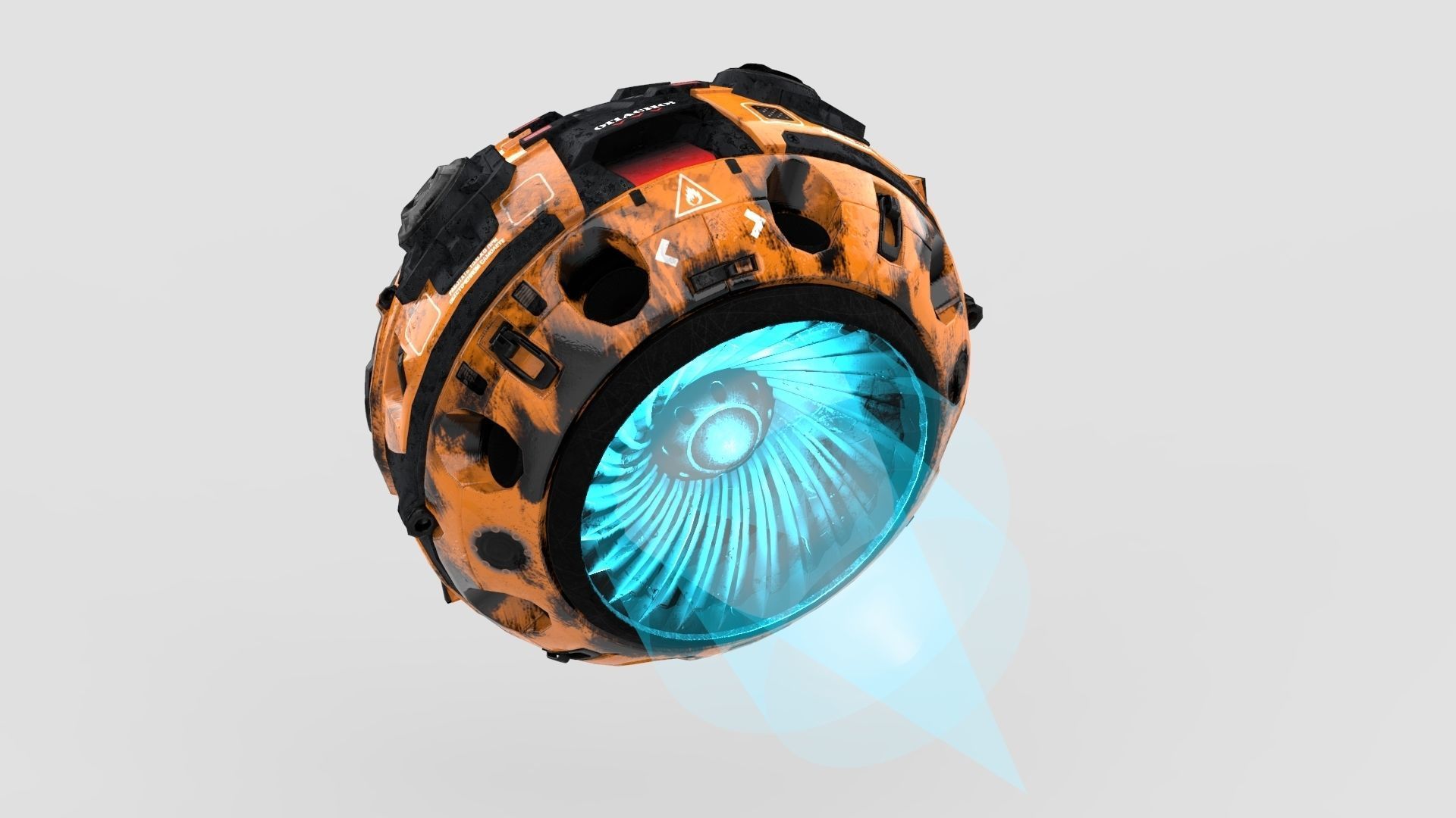 Sci-Fi hover unit free 3D model | CGTrader