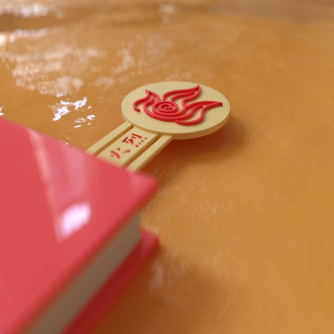 ATLA Fire Nation Bookmark 3D model 3D printable | CGTrader