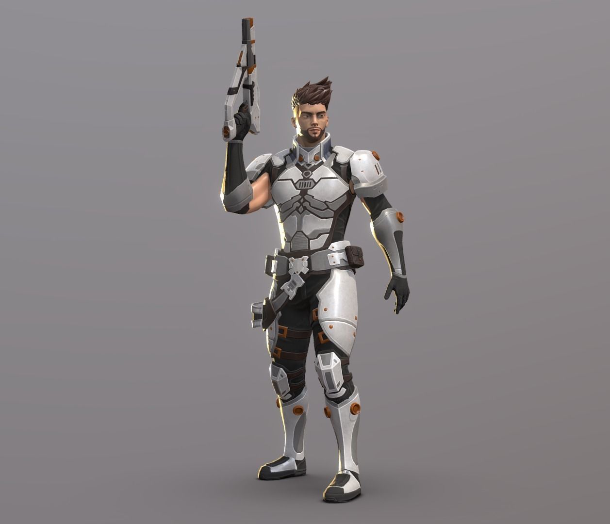 3D model Hero Character VR / AR / low-poly | CGTrader