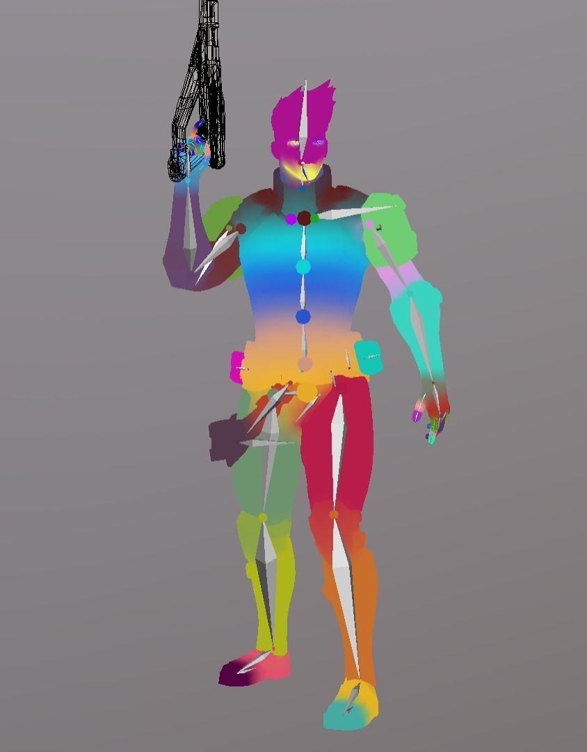 3D model Hero Character VR / AR / low-poly | CGTrader