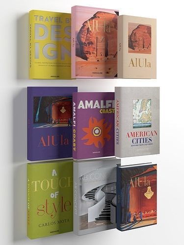 Books 01 3D model | CGTrader